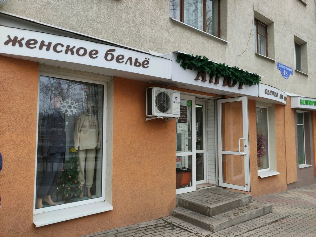 i̇ç giyim ve mayo mağazası Alyur, Belgorod, foto