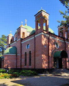 Church of the Nativity of Christ at the Priozersk courtyard of the Valaam Monastery (Leningrad Region, Priozersk, Staroye kladbishche), ortodoks kiliseleri  Priozersk'ten