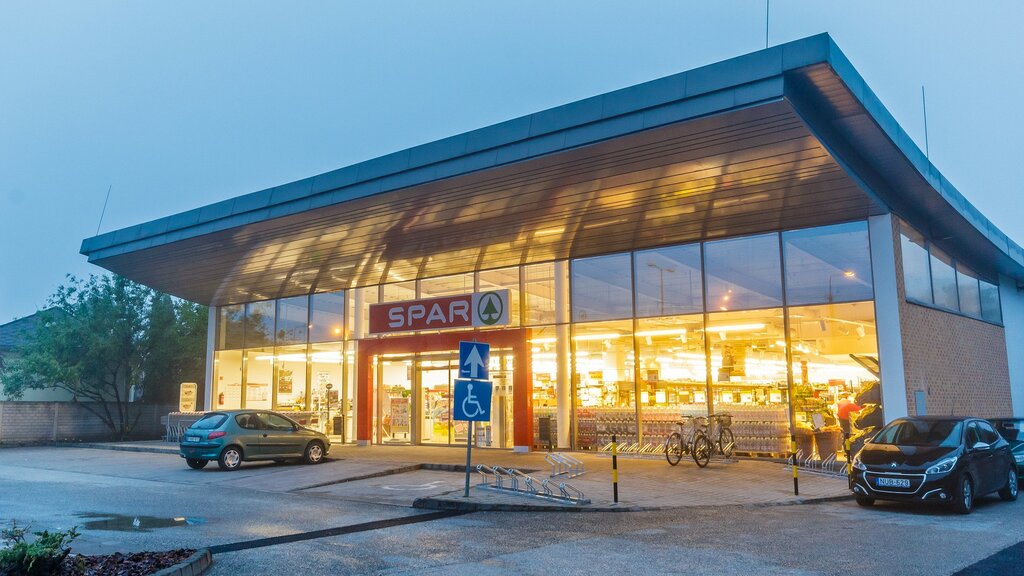 Süpermarket Spar szupermarket, Dünya, foto