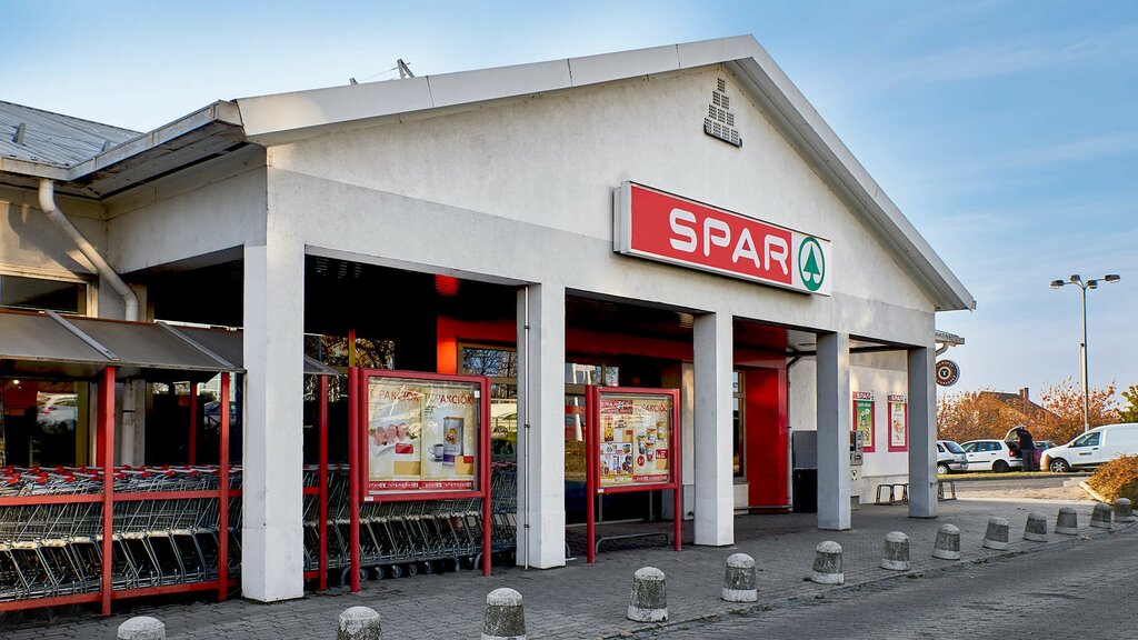 Süpermarket Spar szupermarket, Budapeşte, foto
