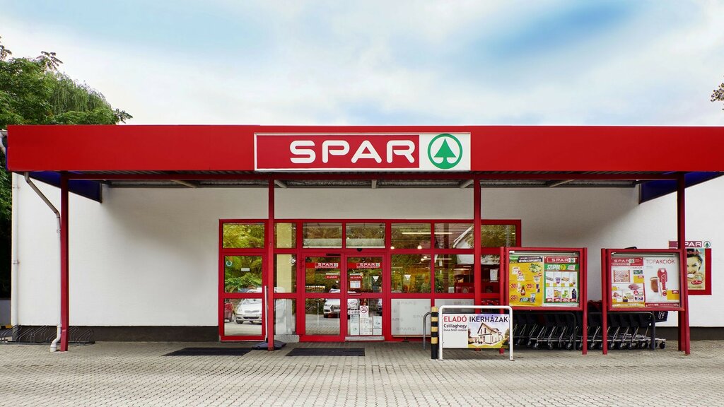 Süpermarket Spar szupermarket, Budapeşte, foto