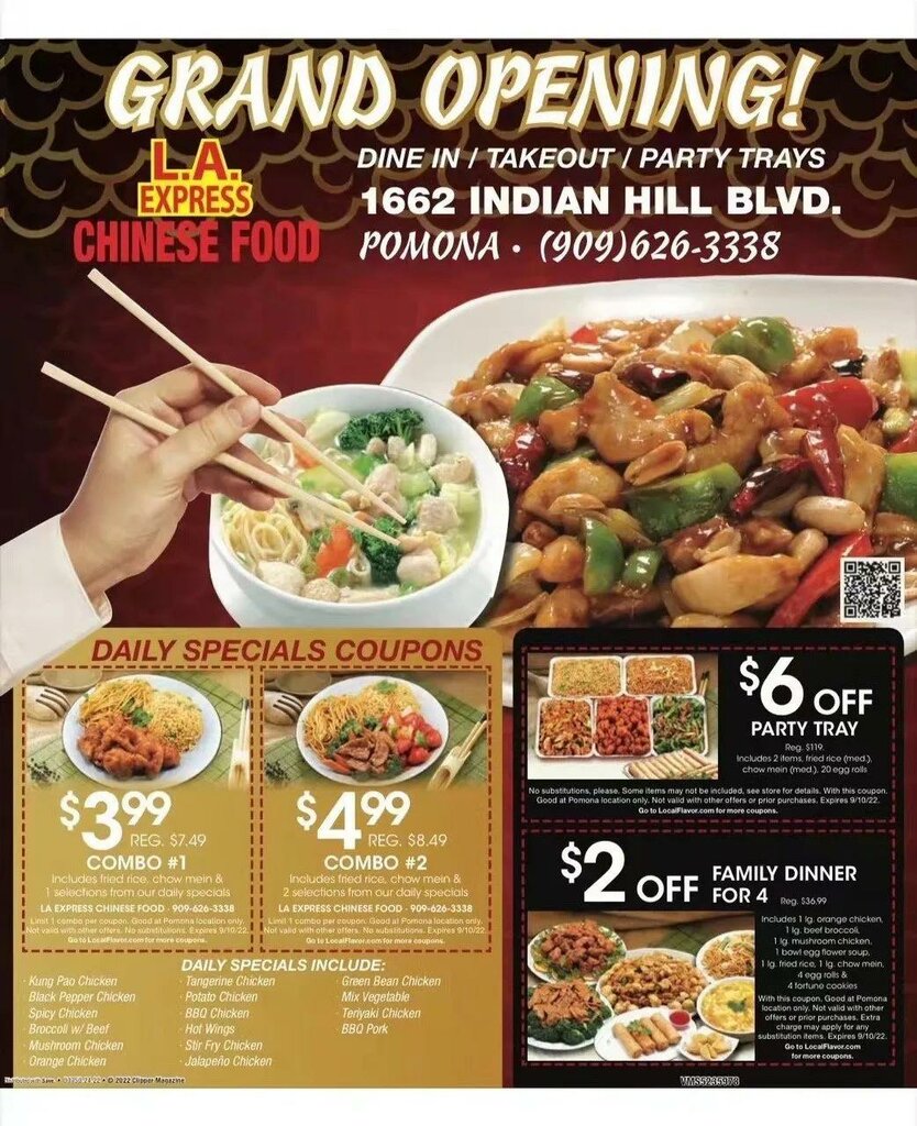Restoran L. A. Express Chinese Food, Pomona, foto