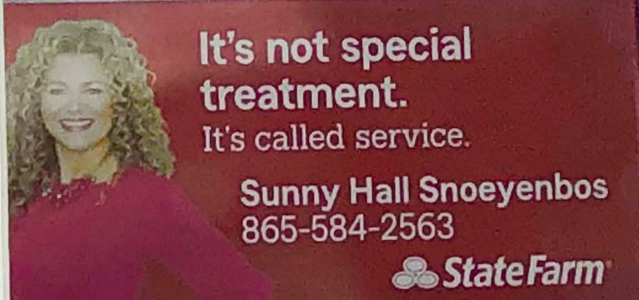Sigorta şirketleri Sunny Hall Snoeyenbos - State Farm Insurance Agent, Knoxville, foto