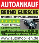 Bernd Gliesche Autohandel-Autopflege-Autoankauf (Saxony-Anhalt, Wittenberg, Lutherstadt Wittenberg), i̇kinci el araç  Wittenberg'den