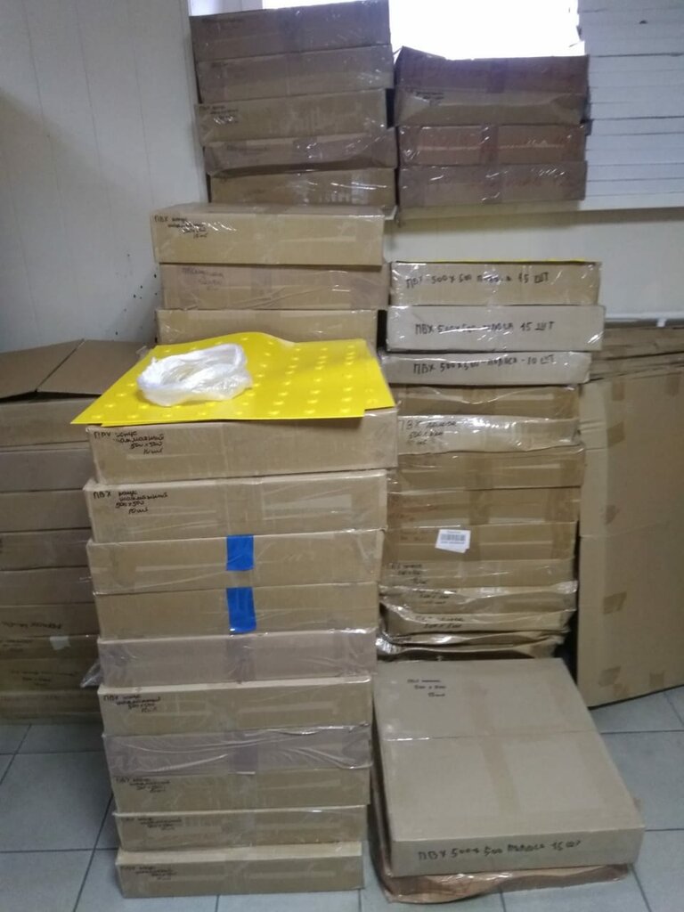 Lastik ve teknik lastik firmaları Tactile Tile, Moskova, foto