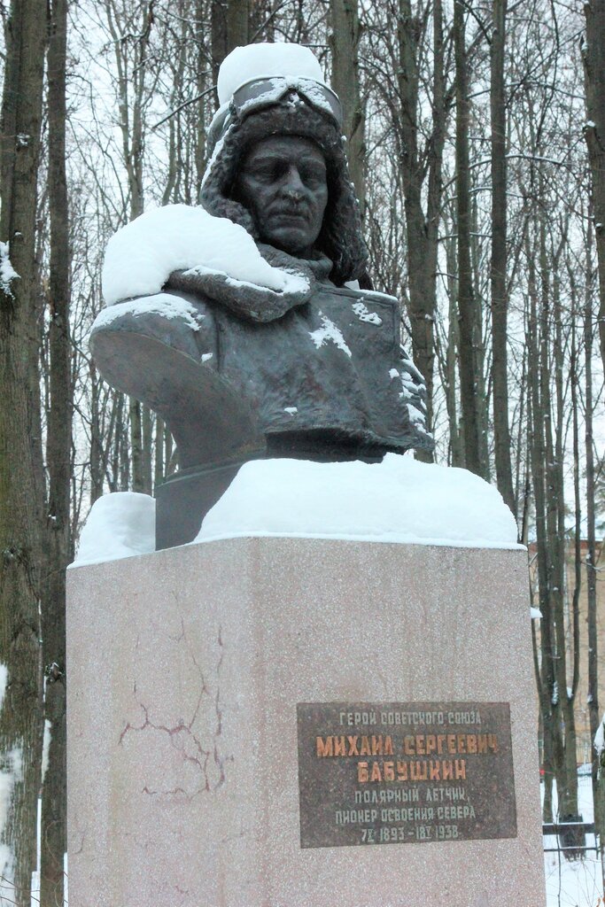 Anıt, heykel Герой Советского Союза М.С. Бабушкин, Moskova, foto