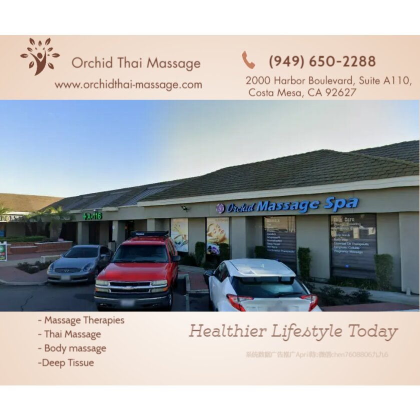 Masaj salonları Orchid Thai Massage, Costa Mesa, foto