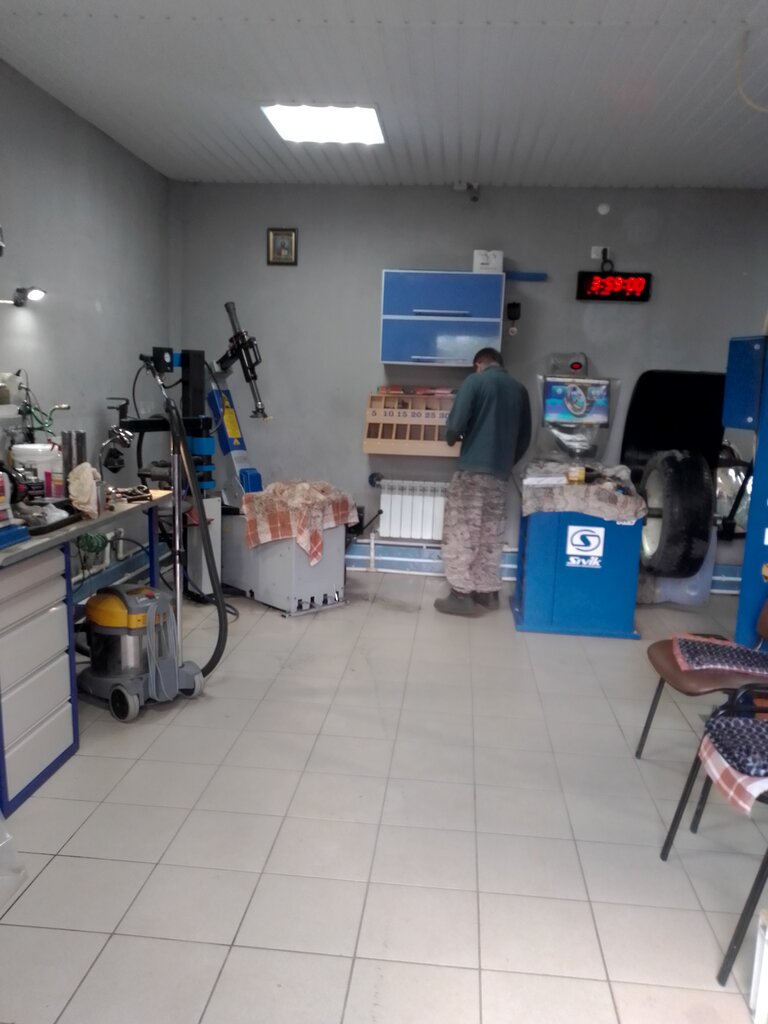 Oto lastik tamiri Шиномонтаж, Tverskaya oblastı, foto