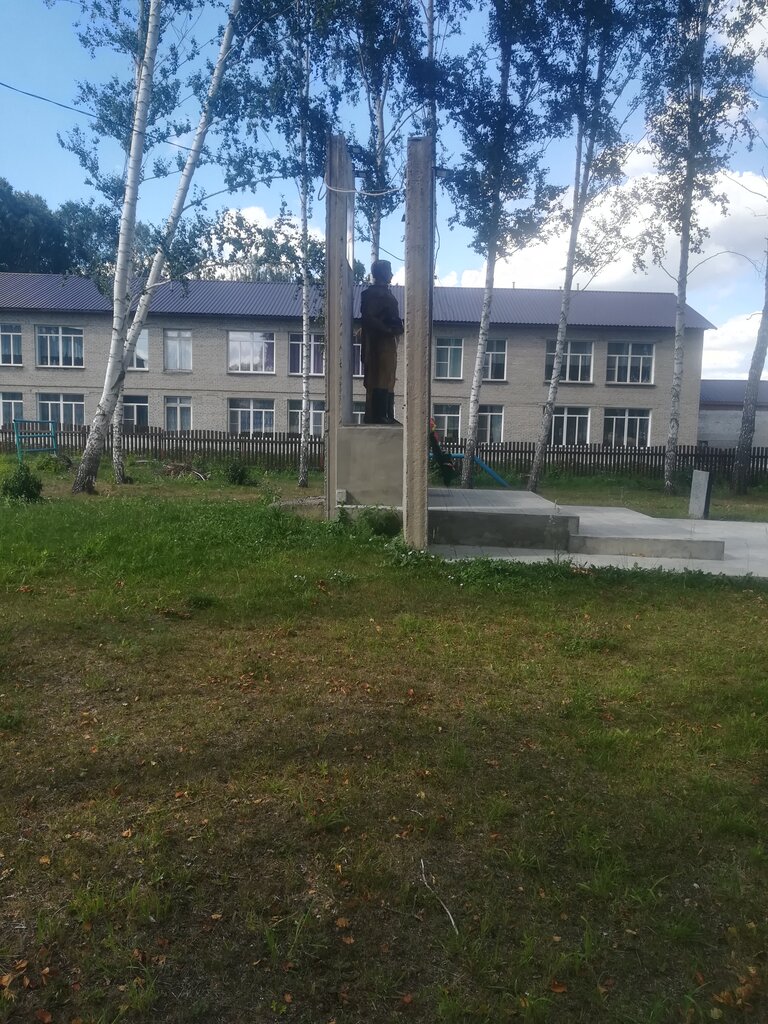 Anıt, heykel Мемориал воинам-землякам, погибшим в годы Великой Отечественной войны, Novosibirskaya oblastı, foto