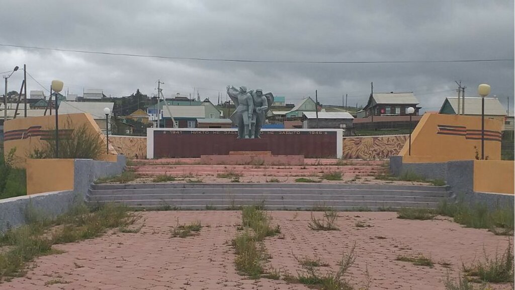 Anıt, heykel Мемориальный комплекс Парк Победы, Zabaykalski krayı, foto