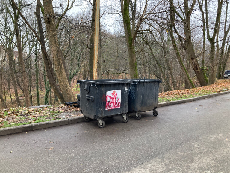 Çöp alanları Trash and garbage disposal area, Kaliningrad, foto