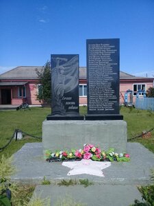 Односельчанам, павшим в годы Великой Отечественной войны (Irkutsk Region, Bratskiy rayon, Tanguyskoye munitsipalnoye obrazovaniye, derevnya Khudobok), anıt, heykel  İrkutskaya oblastından