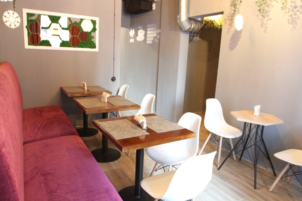Kafe Sakharochek, Moskova, foto