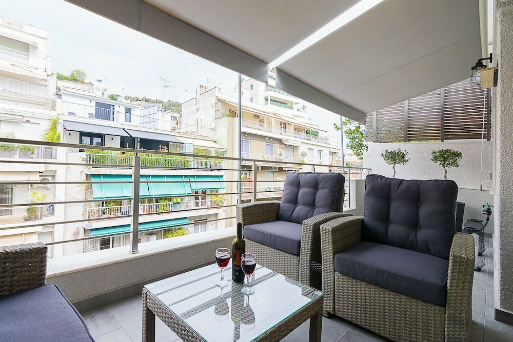 Otel Chic Penthouse for 4 ppl in Kolonaki, Atina, foto