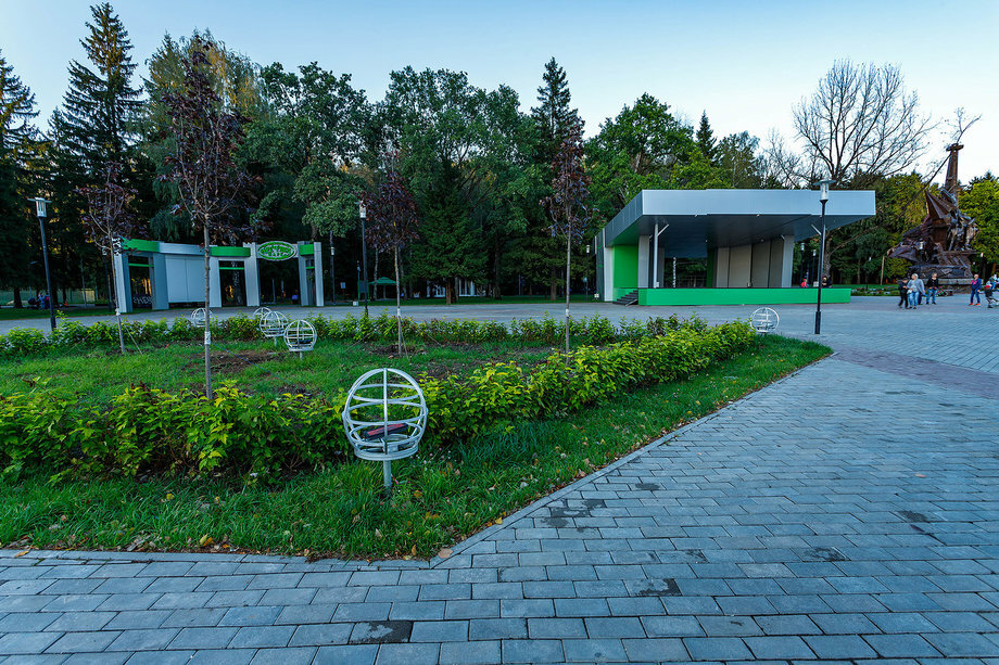 Unutulmaz olayların yeri Площадь парка Мечта, Moskova ve Moskovskaya oblastı, foto