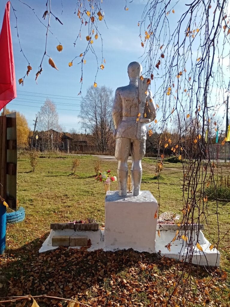 Anıt, heykel Памяти погибших в годы Великой Отечественной войны, Komi, foto