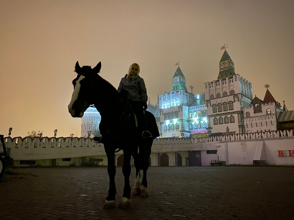 At ve binicilik kulüpleri Loshadi V Kremle, Moskova, foto
