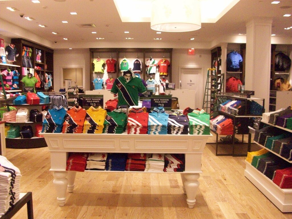 Giyim mağazası U. S. Polo Assn, New York, foto