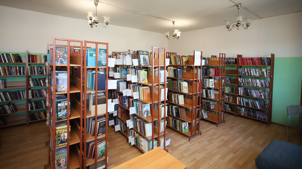 Kütüphaneler Biblioteka pos. Tsentralnaya Usadba Mir, Moskova ve Moskovskaya oblastı, foto
