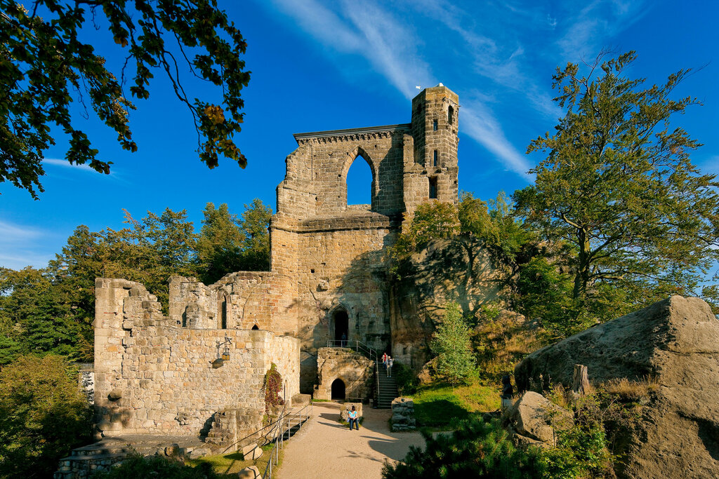 Müzeler ve sanat galerileri Burg und Kloster Oybin, Saksonya, foto