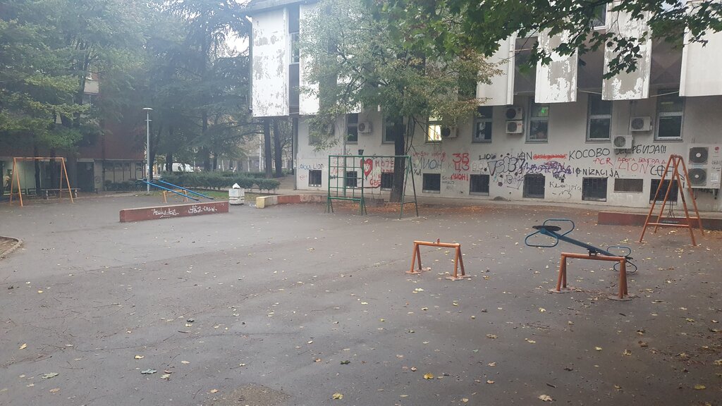Oyun alanı Playground, Belgrad, foto