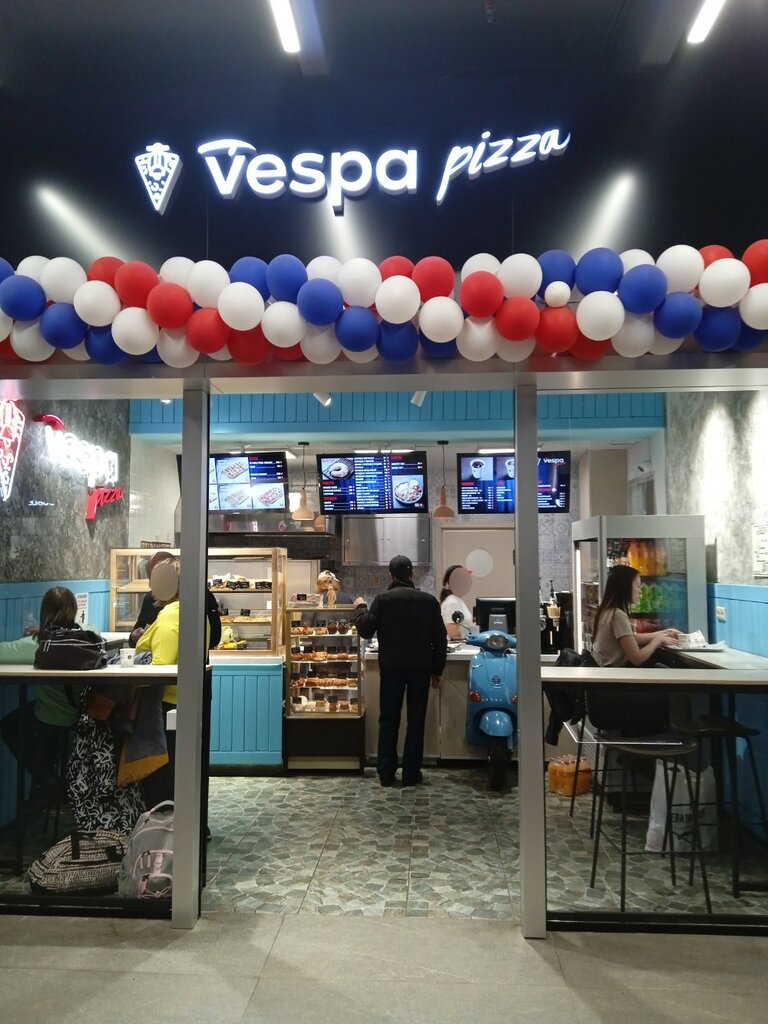 Pizzacılar Vespa Pizza, Moskova, foto