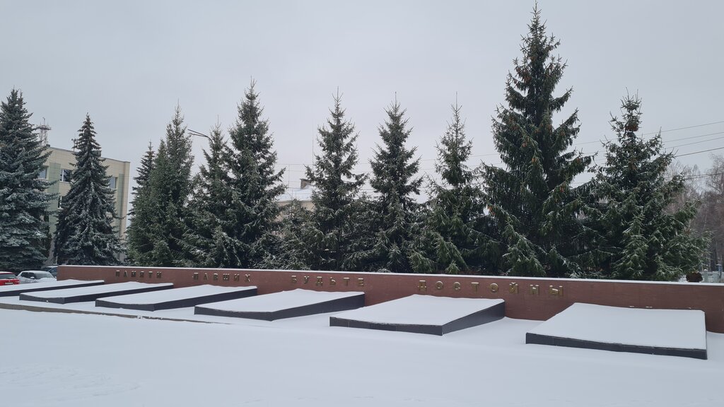 Anıt, heykel Памятник, Gorodets, foto