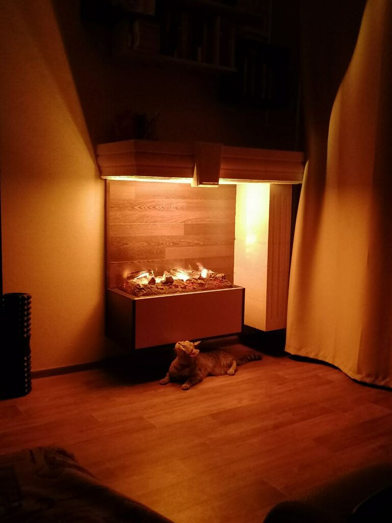 Soba, şömine RealFlame, Moskova, foto