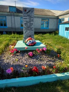 Воинам, павшим в годы Великой Отечественной войны (Sibirskaya ulitsa No:29, selo Kozhevnikovo), anıt, heykel  Novosibirskaya oblastından