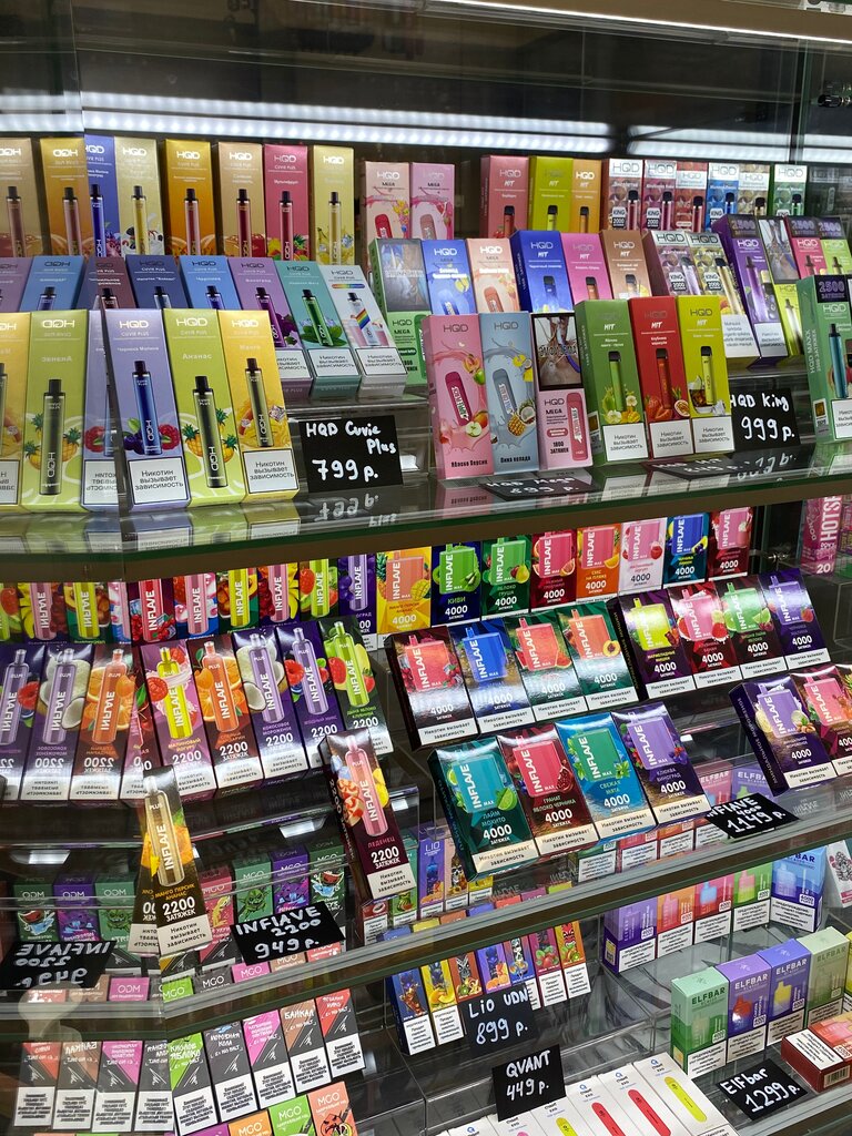 Tütün, sigara mağazaları Tochka Tabaka, Moskova, foto