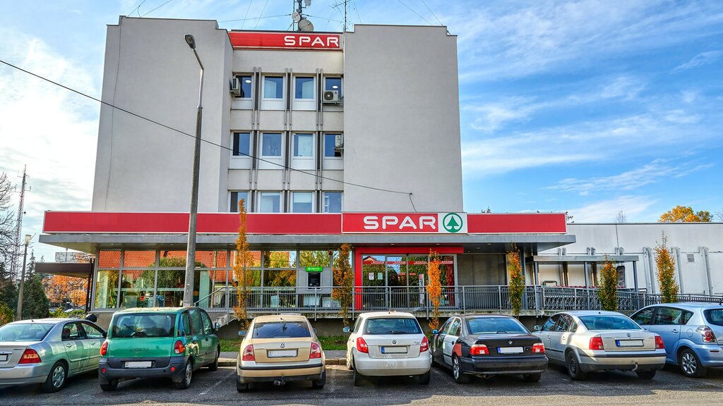 Süpermarket Spar szupermarket, Dünya, foto