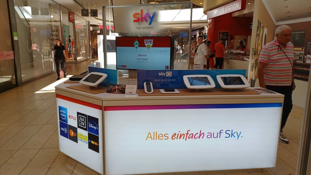 Televizyon kanalları Sky Shop, Dortmund, foto