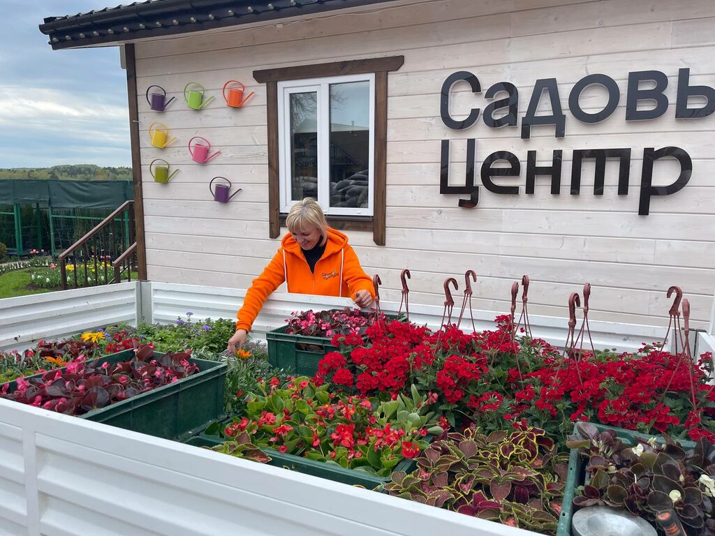 Sera ve bahçe ürünleri Садовый центр, Tulskaya oblastı, foto