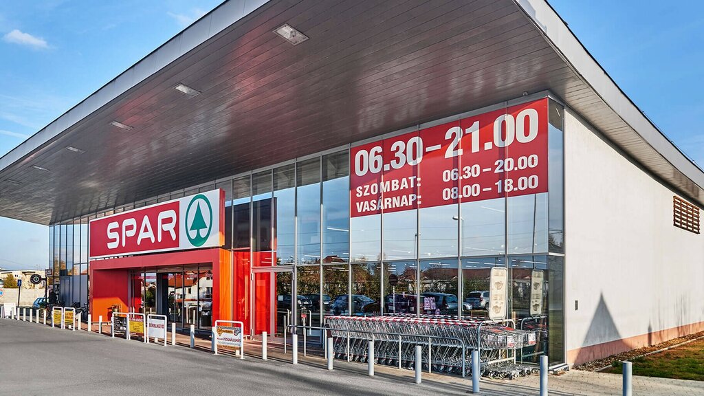 Süpermarket Spar szupermarket, Pest, foto