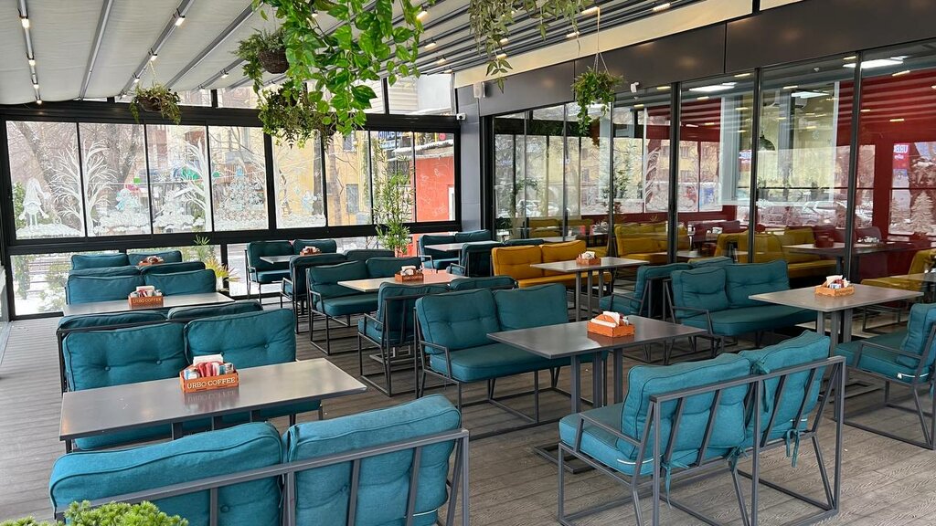 Kahve dükkanları Urbo Coffee, Almatı, foto