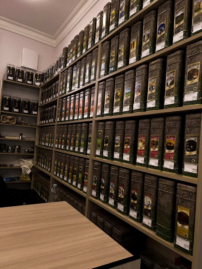 Çay mağazaları Russian Tea Company, Moskova, foto