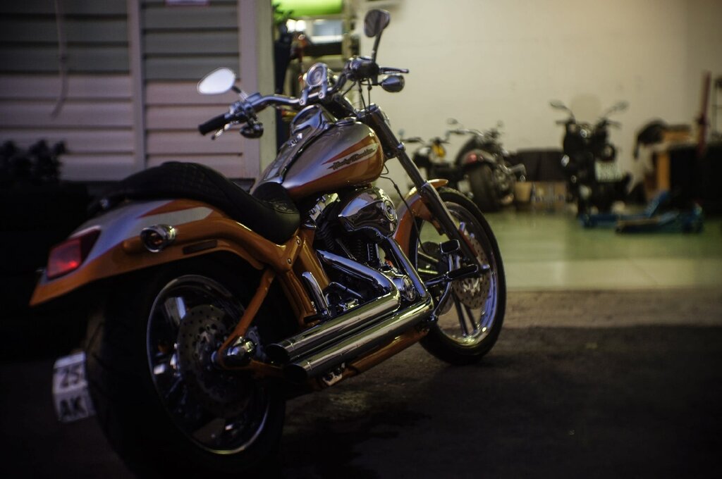 Motosiklet tamiri Patata Club, Voronej, foto