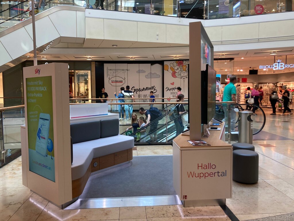 Televizyon kanalları Sky Shop, Wuppertal, foto