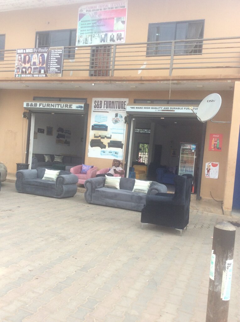 Mobilya mağazaları S&B Furniture, Lusaka, foto