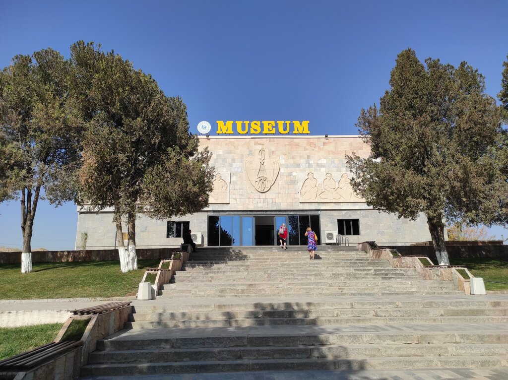 Müzeler ve sanat galerileri Semerkand Efrasiyab Tarihi Müzesi, Semerkant, foto