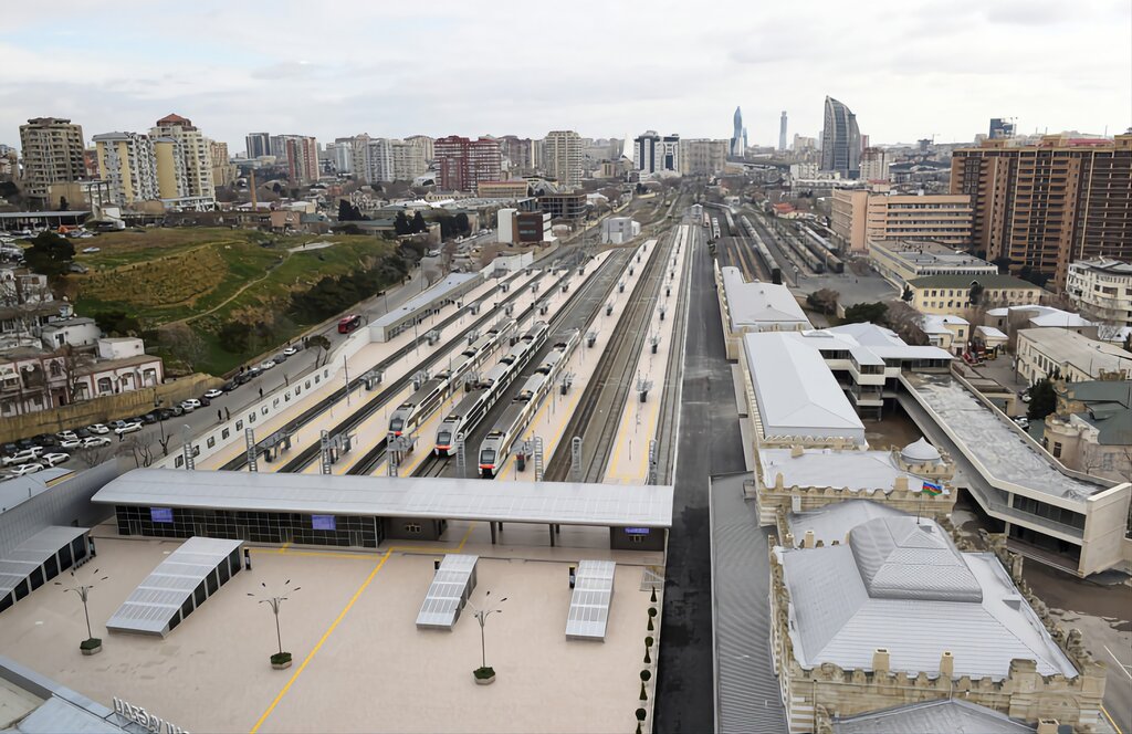 Tren garları Bakü Tren Garı, Bakü, foto