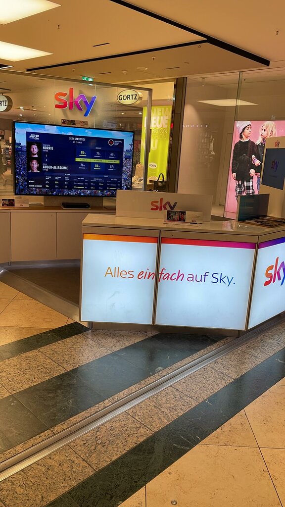 Televizyon kanalları Sky Shop, Darmstadt, foto