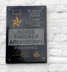 Тимофею Алексеевичу (Pervomayskaya ulitsa No:68, selo Novostroyevka-Pervaya), anıt levhası, anıt taş  Belgorodskaya oblastından