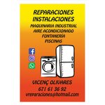 Reparaciones Instalaciones Vicenç Olivares (Islas Baleares, Avenida Palma, 3), beyaz eşya servisleri  Palma'dan