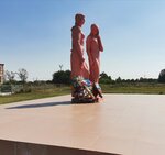 Воинам-землякам, погибшим на фронтах Великой Отечественной войны (Proletarskaya ulitsa No:12, selo Bolshoy Beysug), anıt, heykel  Krasnodarski krayından