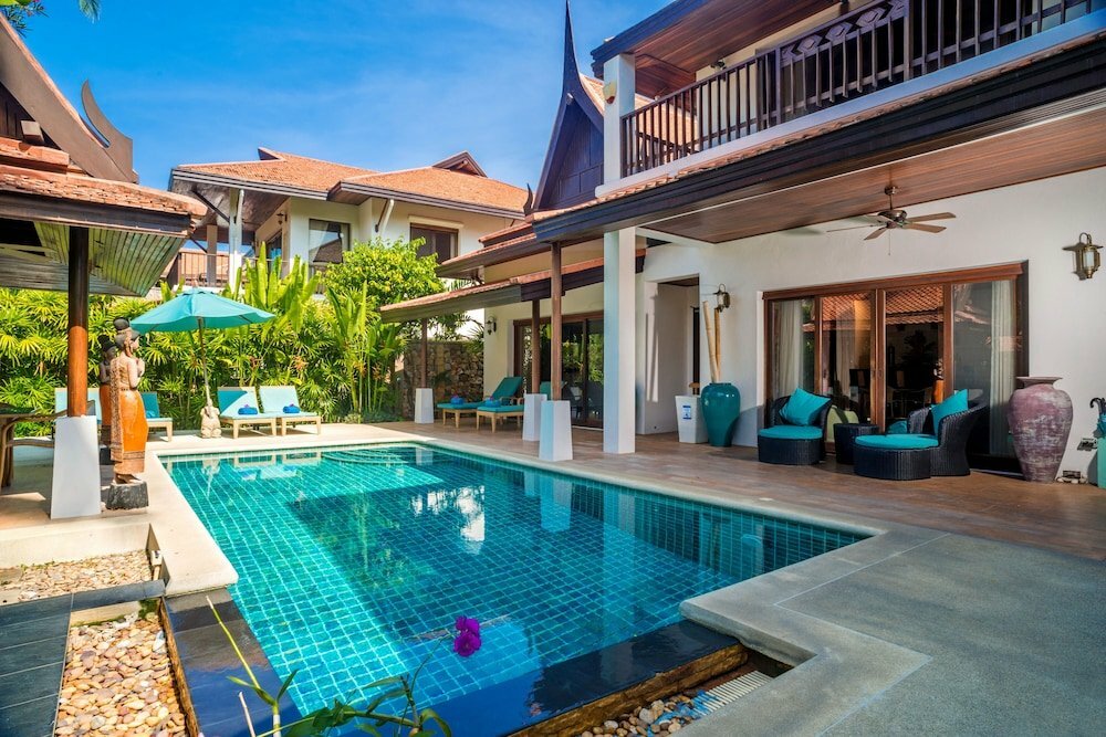 Otel Beachfront Resort Villa Baan Banburee 4br, Samui, foto