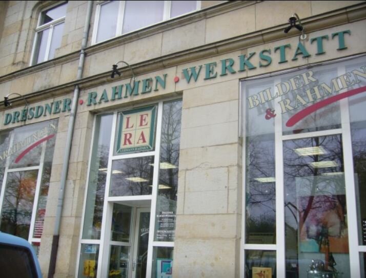 Resim, tablo ve çerçeve mağazaları Dresdner Rahmenwerkstatt, Dresden, foto
