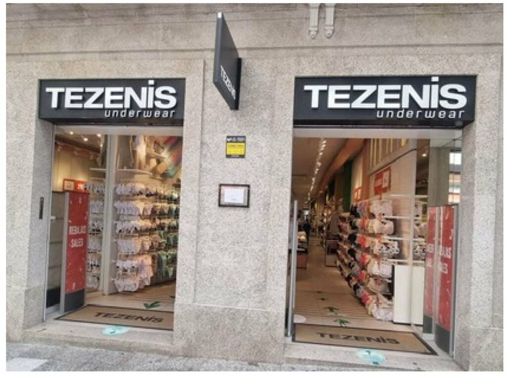 Giyim mağazası Tezenis, Vigo, foto
