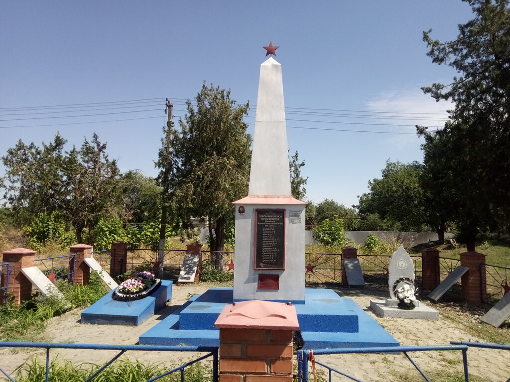 Anıt, heykel Учителям погибшим в годы Великой Отечественной войны, Krasnodarski krayı, foto