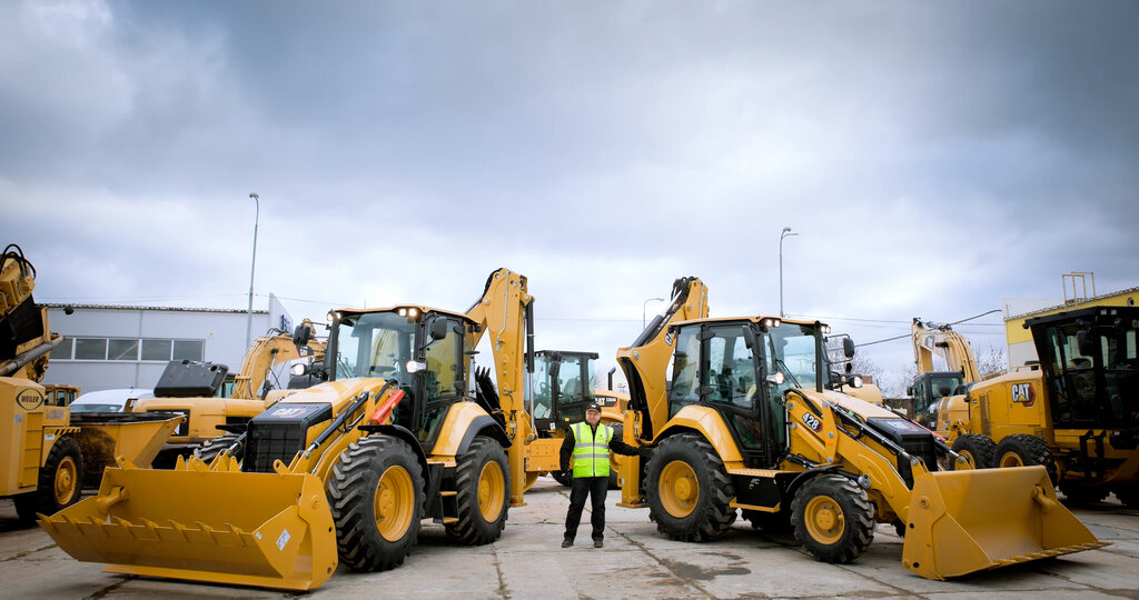 Yol yapım ekipmanları Zeppelin Russland, Jeleznogorsk, foto